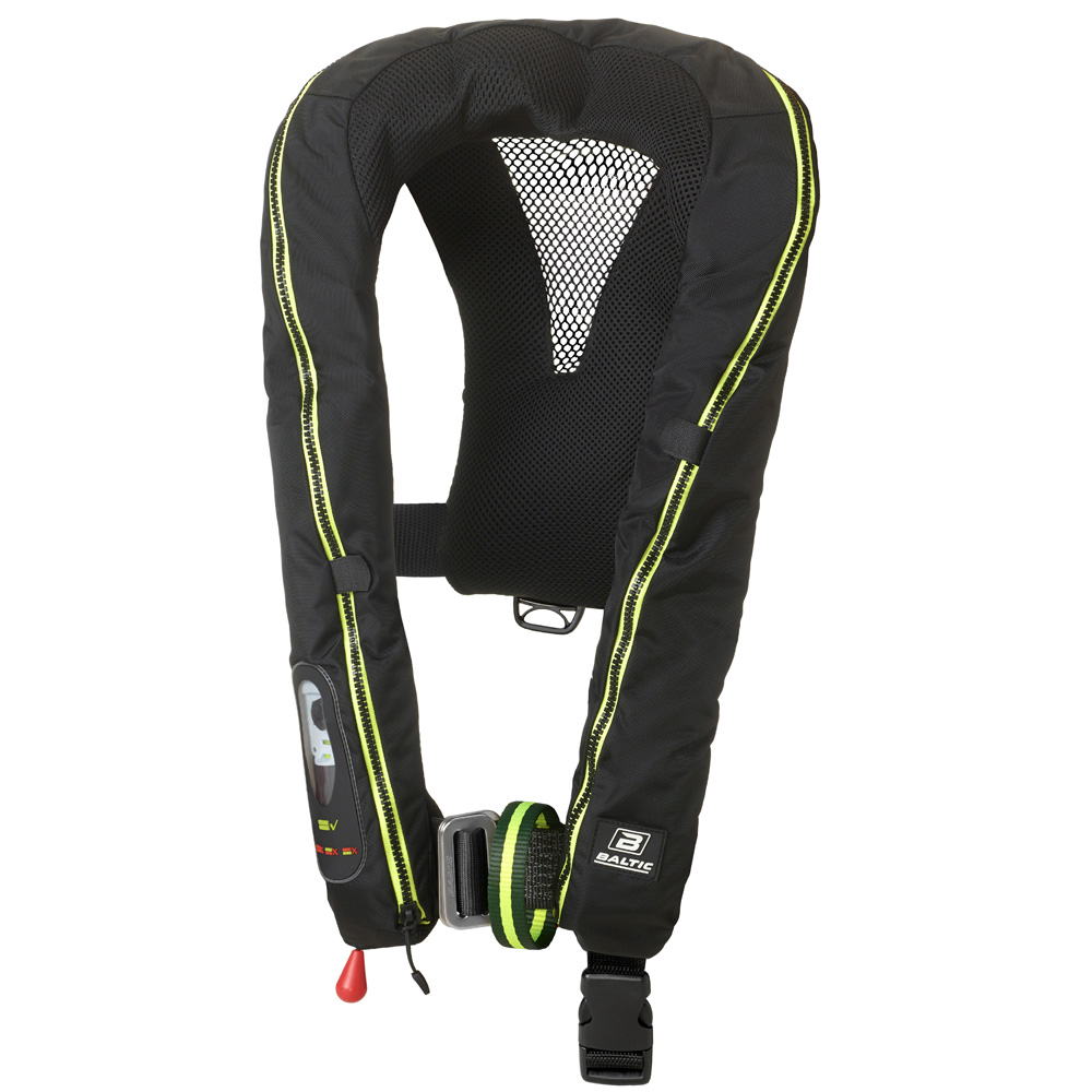 baltic Legend 165N gilet de sauvetage automatique SLA noir avec harnais ...
